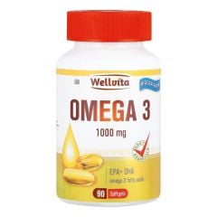 Wellvita Omega 3 1000mg 90 Softgel Caps – Zeni Pharmacy Umhlanga
