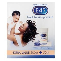 E45 Moisturising Cream 500g + 50g – Zeni Pharmacy Umhlanga