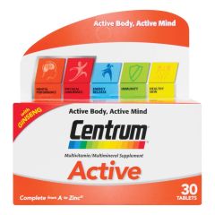 Centrum Multivitamin Active 30 Tabs – Zeni Pharmacy Umhlanga